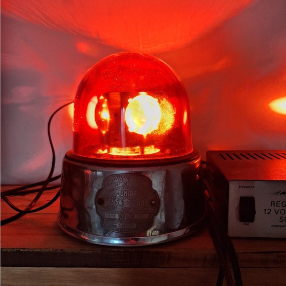 Other | Vintage Working Beacon Ray Police Light | Poshmark